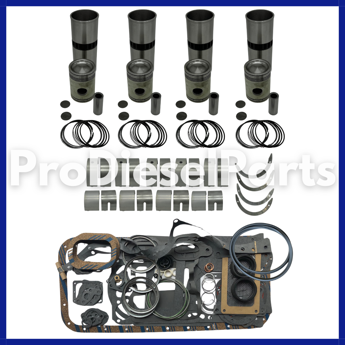 Complete Overhaul Kit-Fixed - ONE PIECE PISTON, Engine 4-71 Natural 4 ...