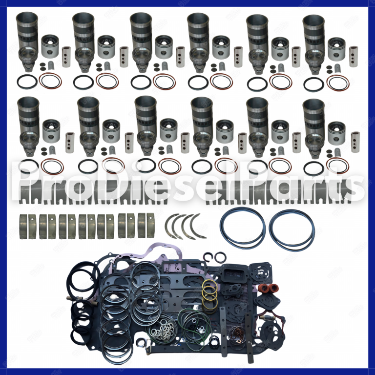 Complete Overhaul Kit-Fixed Detroit Diesel Engine 12V-71 TURBO ...