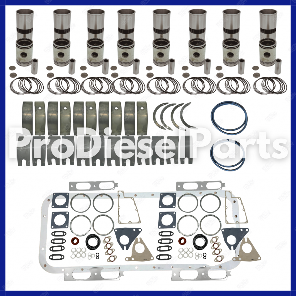 In-Frame Overhaul Kit-Fixed - ONE PIECE PISTON, Engine 8V71 Natural ...